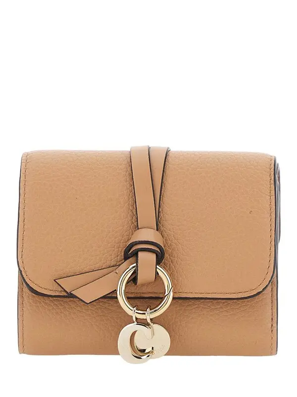 Chloé Small Tri-fold Wallet With Charm - Multicolor