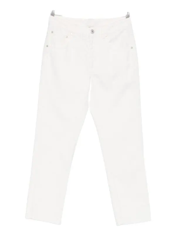 Brunello Cucinelli Cotton Trousers - Multicolor