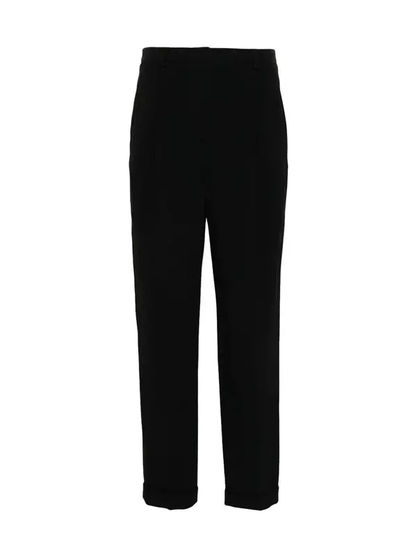 Giorgio Armani Viscose Tailored Trousers - Multicolor