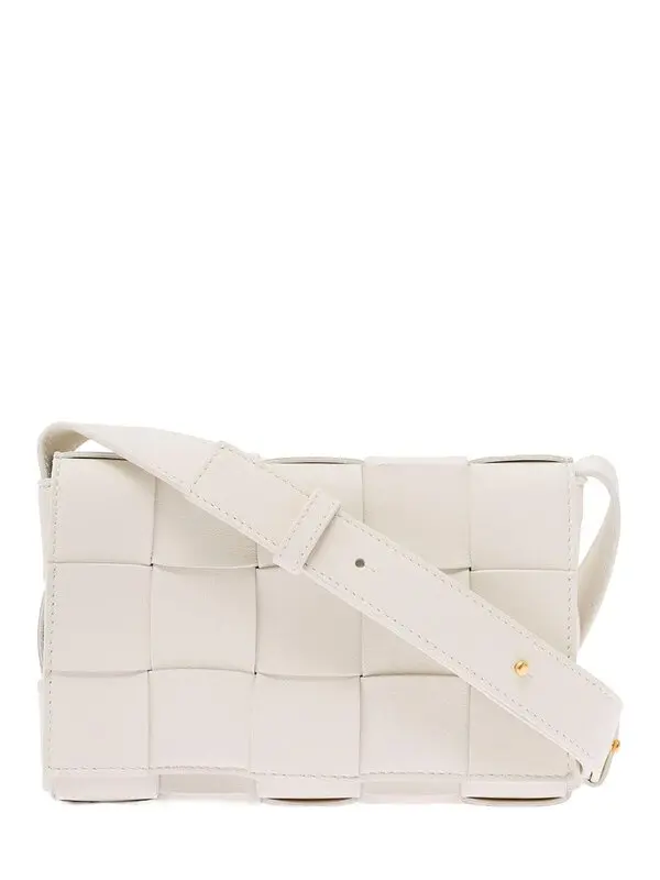 Bottega Veneta Small Cassette Crossbody Bag In Intreccio Nappa Leather - Multicolor