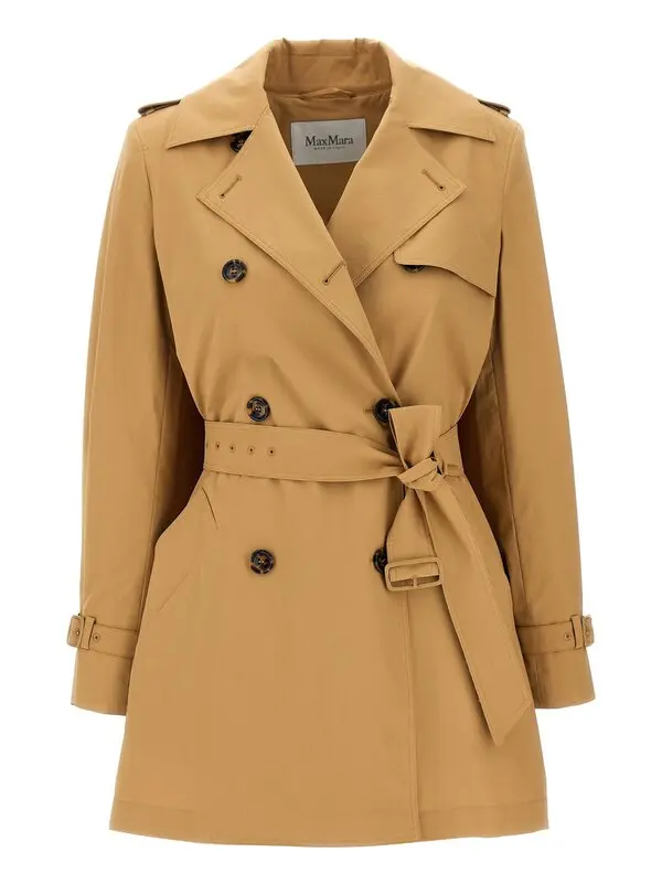 Max Mara Landa Double-breasted Trench Coat - Brown