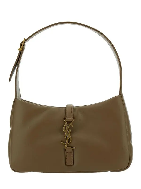 Saint Laurent Le 5 À 7 Padded Leather Shoulder Bag With Logo Detail - Multicolor