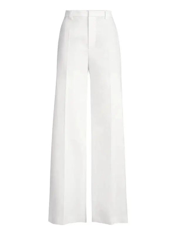 Brunello Cucinelli Loose Flared Cotton Pants - Multicolor