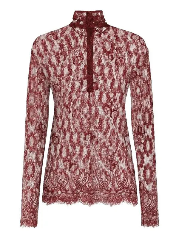 Dolce & Gabbana Lace Top - Multicolor