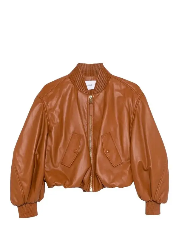 Givenchy Cropped Cocoon Bomber - Multicolor