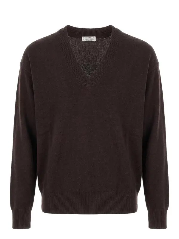 Brunello Cucinelli Cashmere And Wool Blend Sweater - Multicolor