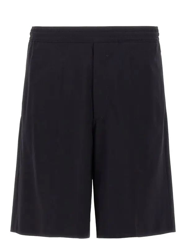 Givenchy Tailored Wool Blend Bermuda Shorts - Blue