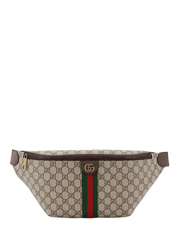 Gucci Ophidia Gg Coated Canvas Belt Bag - Multicolor