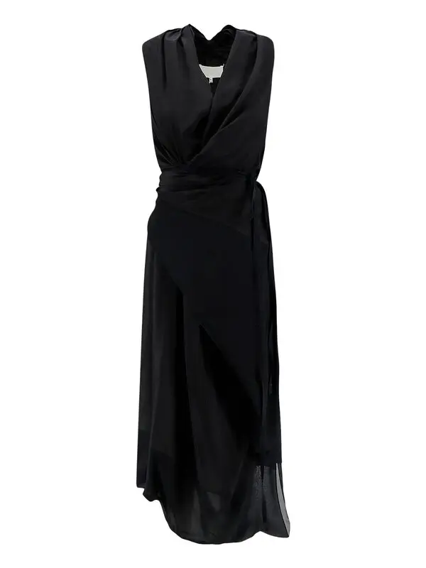 MAISON MARGIELA Silk Dress - Black