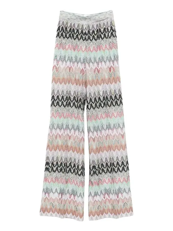 Missoni Zigzag Pattern Viscose Pants - Multicolor