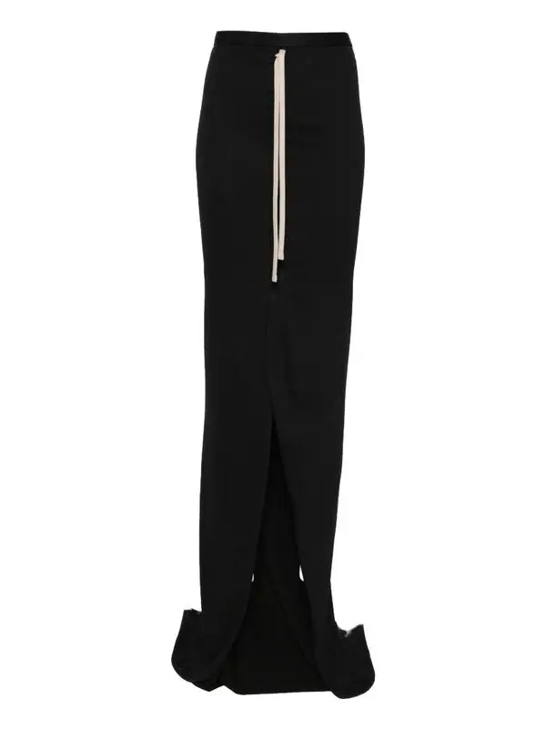 Moncler Rick Owens Cotton Maxi Skirt - Multicolor