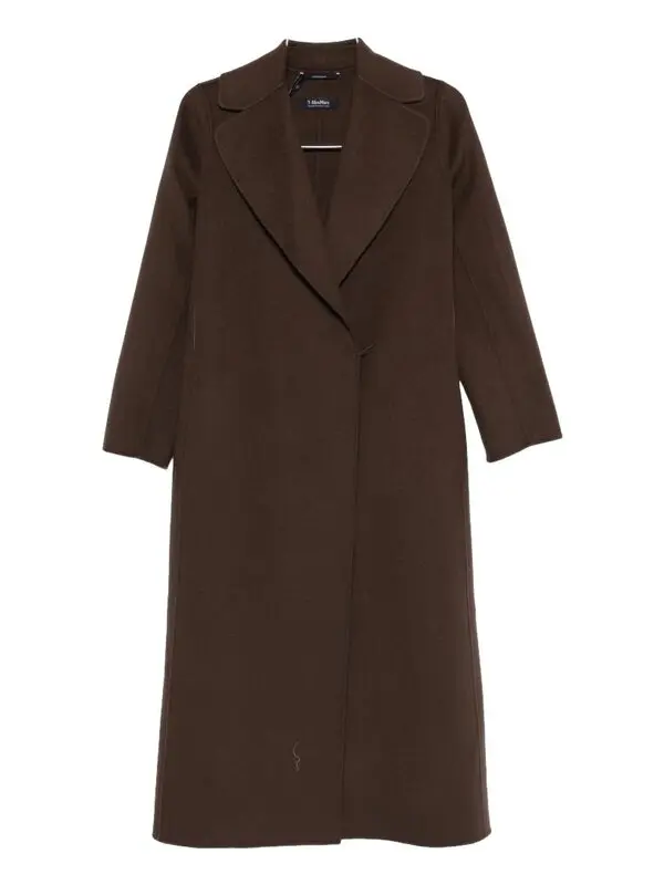 Max Mara Wool Belted Coat - Multicolor