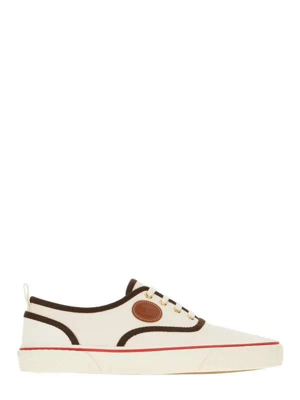 Valentino Garavani Lace-up Canvas Sneakers - Multicolor