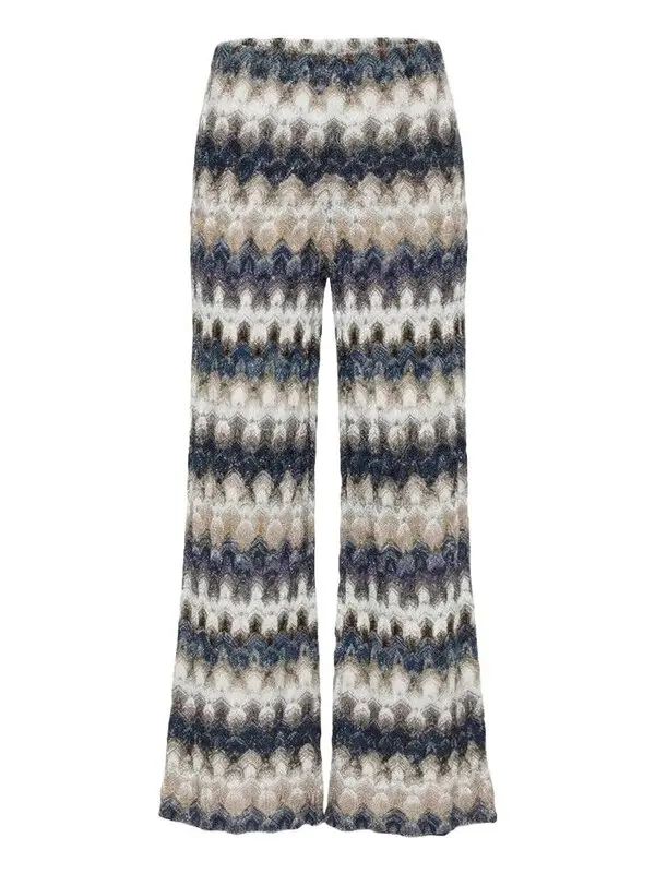 Missoni Patterned Viscose Wide-leg Pants - Multicolor