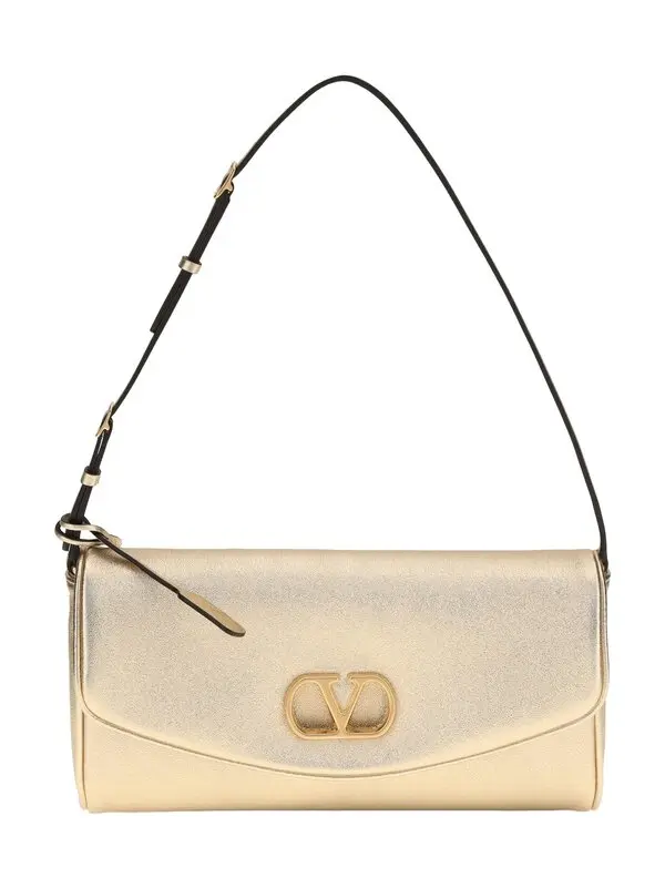 Valentino Garavani Small Devain Shoulder Bag - Gold
