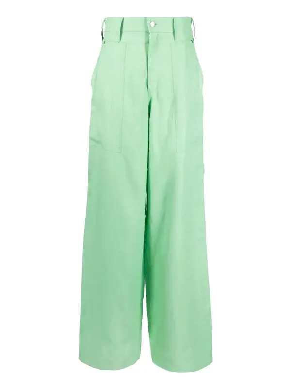 Stella McCartney Wide-leg Trousers - Green