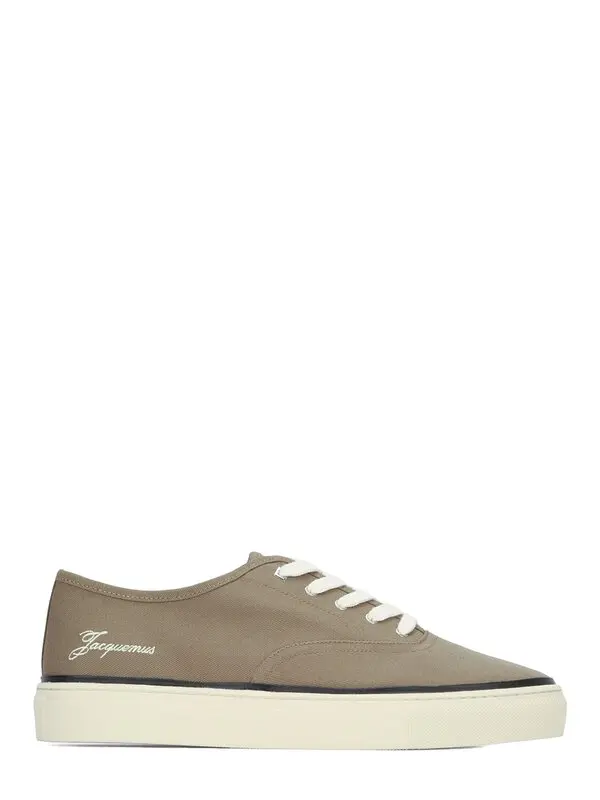 Jacquemus Les Fefe' Cotton Sneakers With Contrast Logo - Multicolor