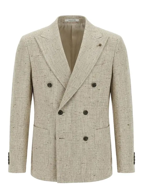 Tagliatore Double Breasted Jacket - Multicolor