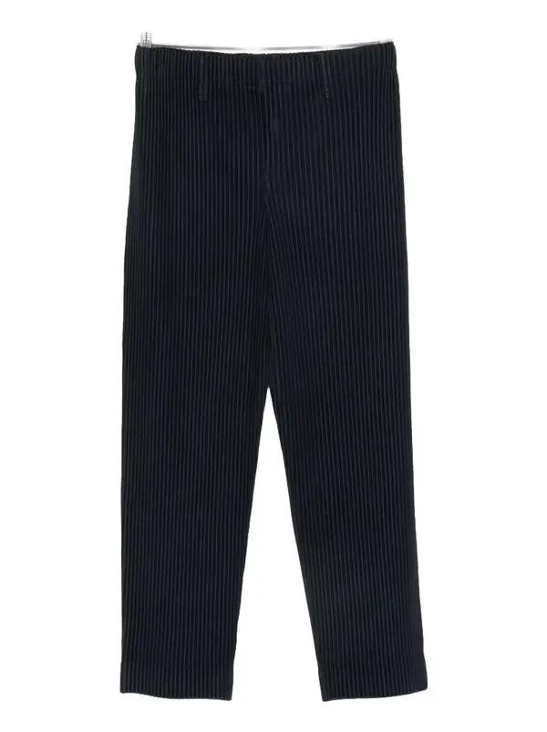 Issey Miyake Pleated Trousers - Blue