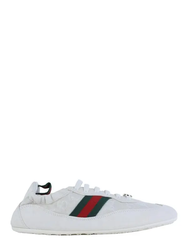 Gucci Calf Skin Sneakers - White
