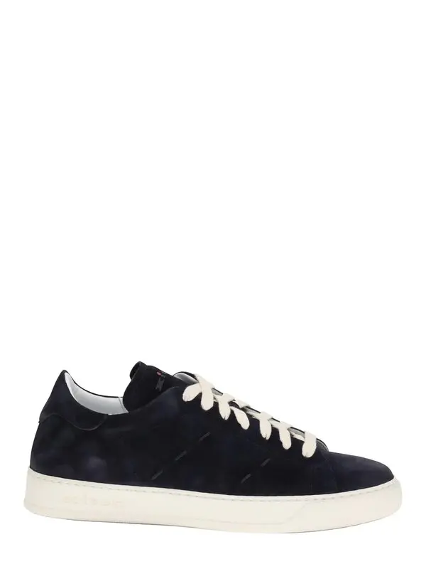 Kiton Suede Lace-up Sneakers - Blue