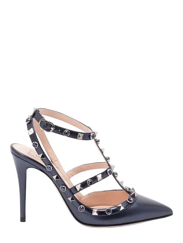 Valentino Garavani Rockstud Ankle Strap Pumps - Multicolor