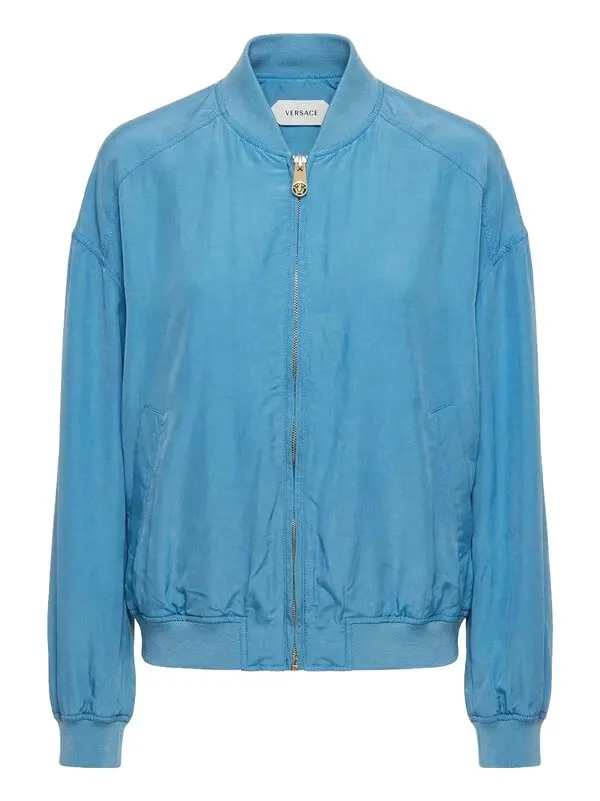 Versace Blouson Overdyed Zip-up Jacket - Multicolor