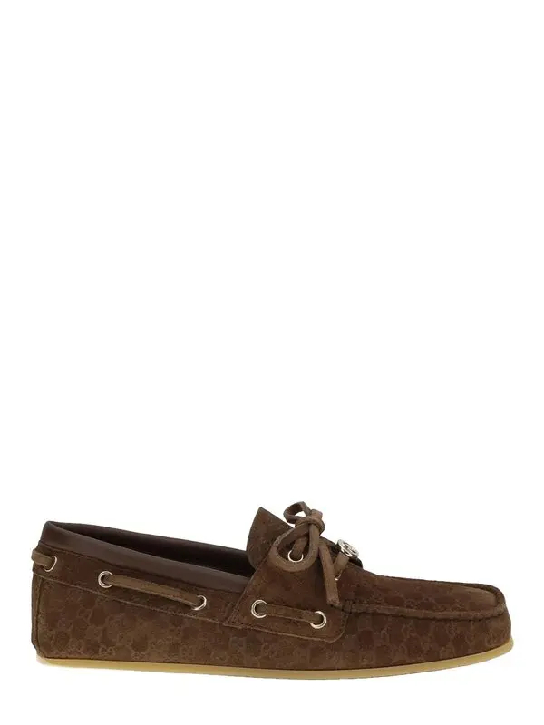 Gucci Suede Loafer - Brown