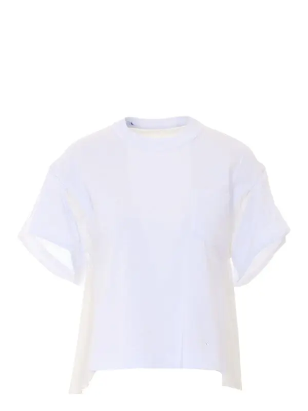 Sacai Cotton Jersey T-shirt - White