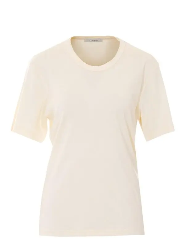 LEMAIRE Ribbed Short-sleeve T-shirt - White
