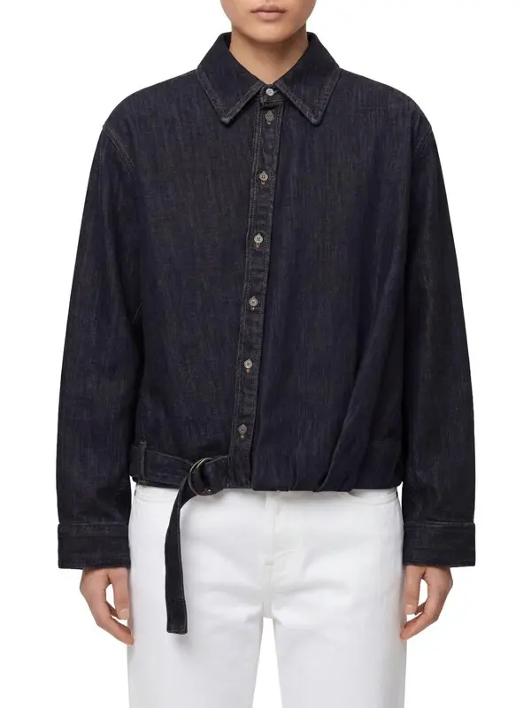 Loewe Shirt With Belted Detail - Blue