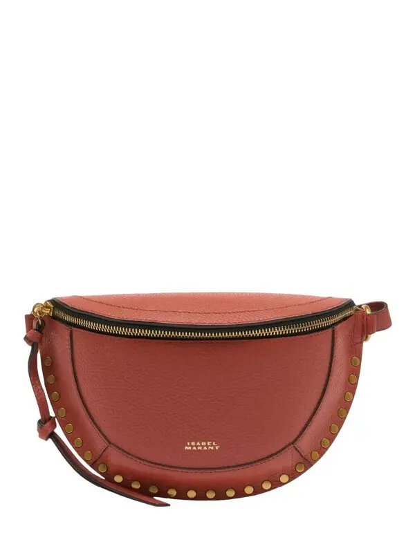 Isabel Marant Étoile Skano Studded Leather Belt Bag - Red