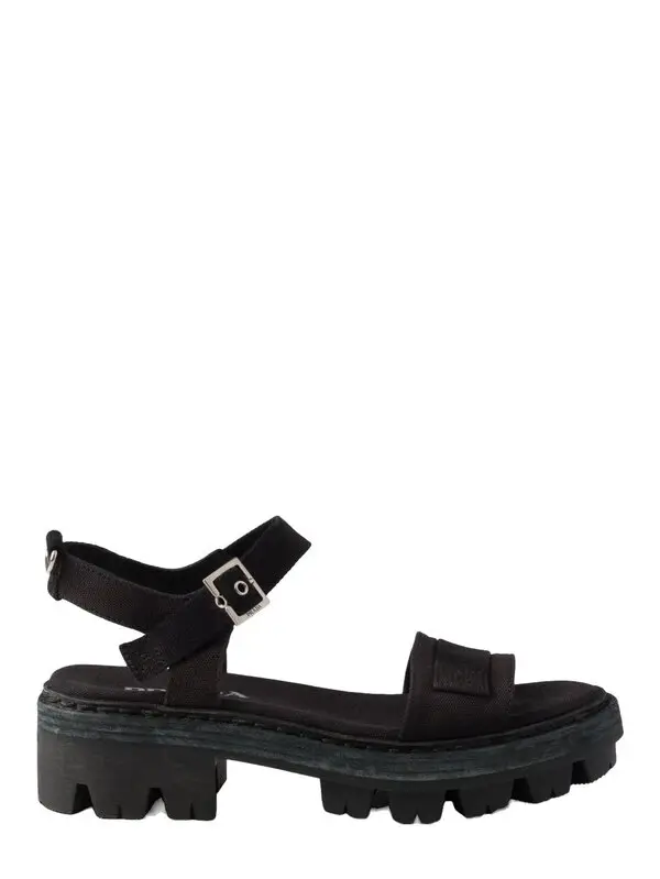 Prada Heeled Sandals - Black