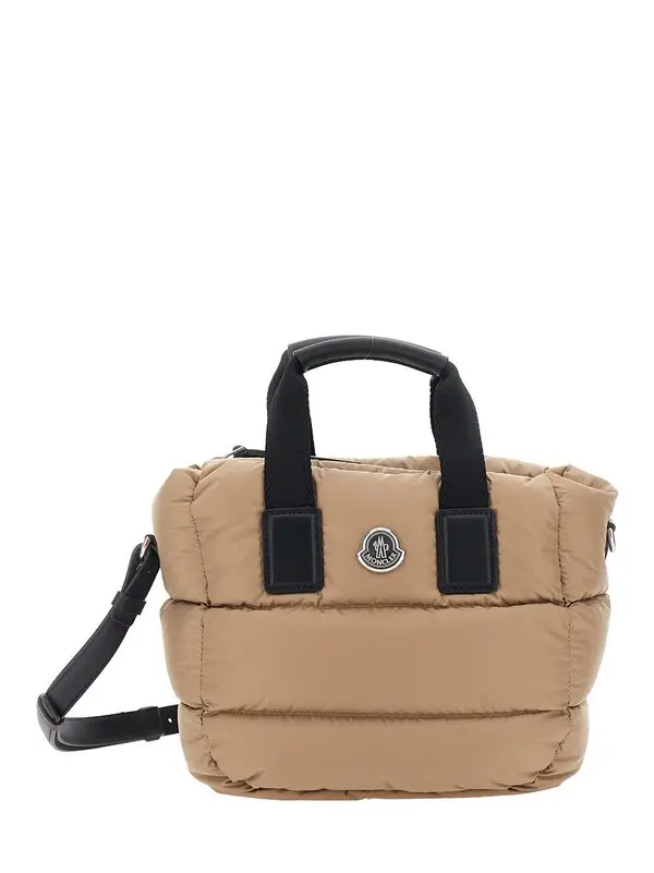 Moncler Karadoc Mini Handbag - Cream