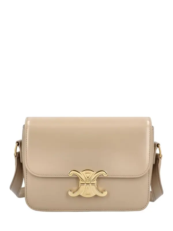 Celine Triomphe Leather Crossbody Bag - Multicolor