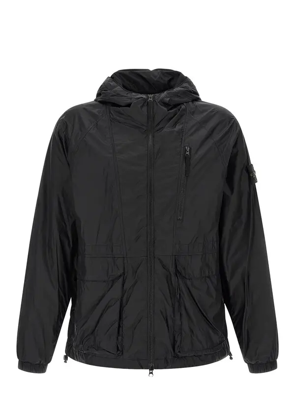 Stone Island 4100057 Cordura Ripstop Nylon Hooded Jacket - Blue