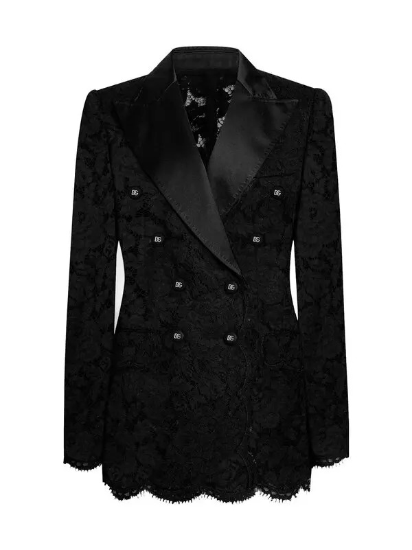 Dolce & Gabbana Lace Blazer - Multicolor