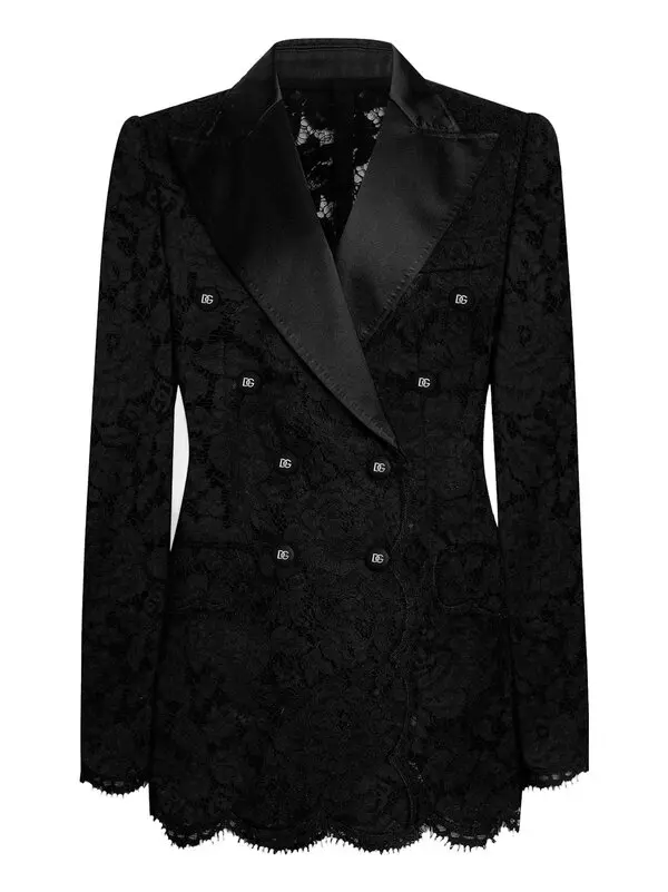 Dolce & Gabbana Lace Blazer - Multicolor