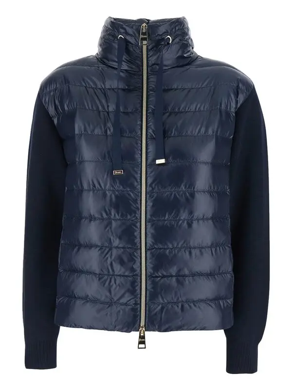 Herno Bimaterial Cotton Nylon Jacket - Multicolor