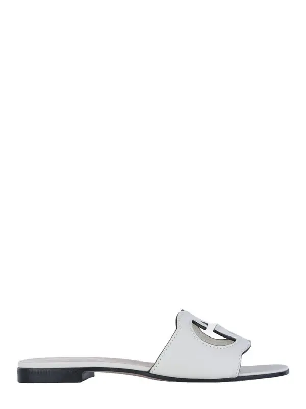 Gucci Heeled Open Toe Sandals - White