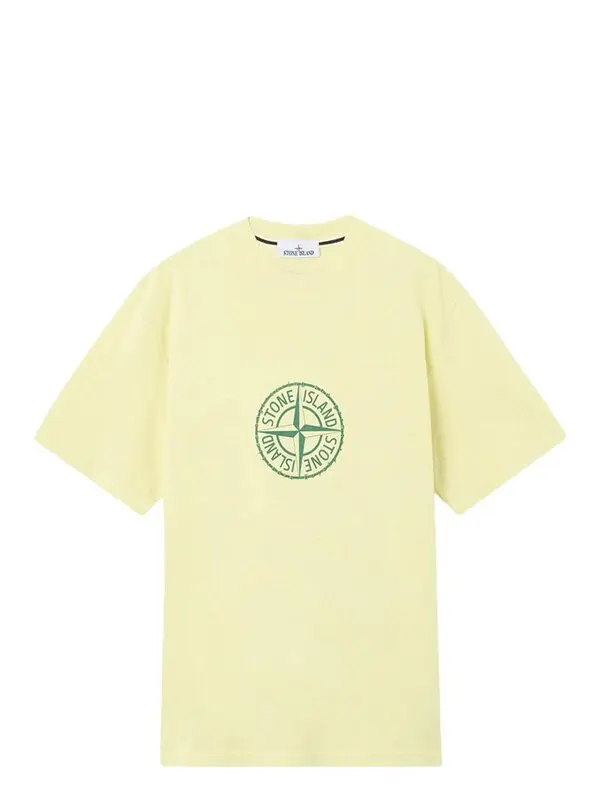 Stone Island All Around Compass` Print Regular Fit T-shirt - Multicolor