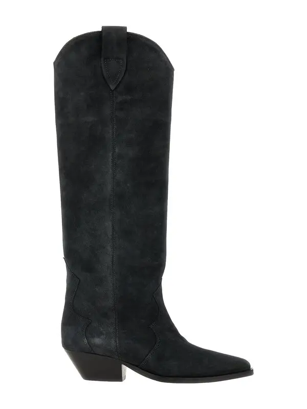 Isabel Marant Étoile Denvee Suede Boots - Black