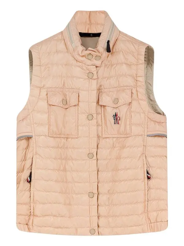 Moncler Sleeveless Down Vest - Multicolor