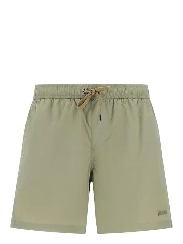 Herno Nylon Beach Shorts - Green