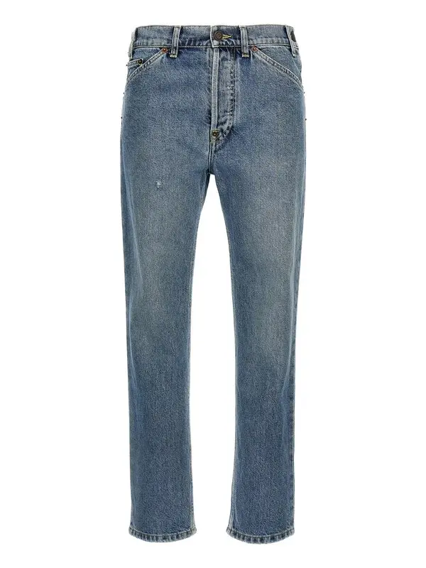 Moschino Cotton Denim Jeans - Blue
