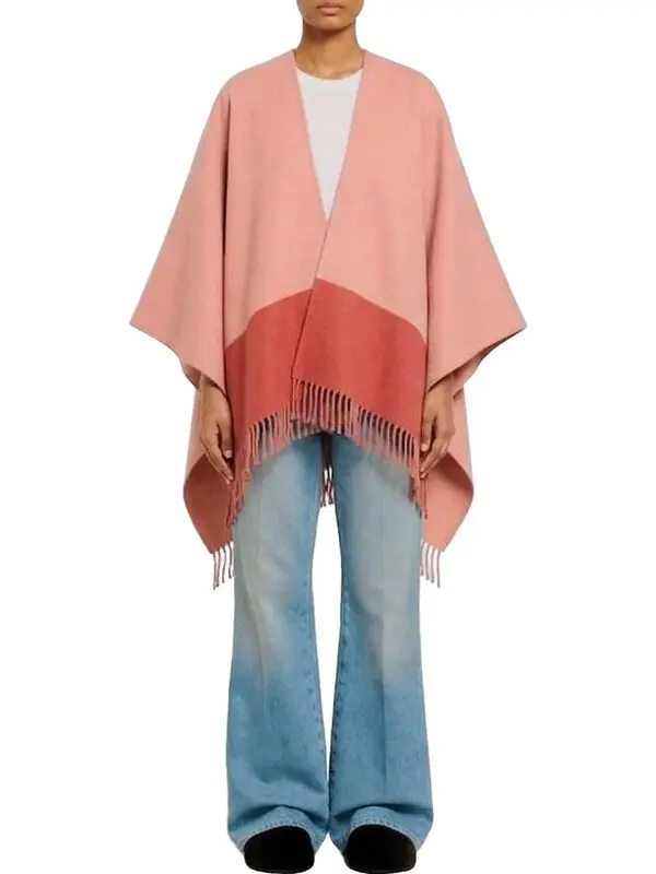 Gucci Wool/cashmere Poncho - Pink