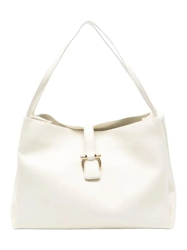 FERRAGAMO Medium Shoulder Bag With Buckle Detail - Multicolor