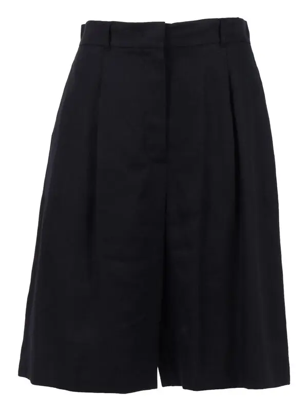 Max Mara Pleated Shorts - Black
