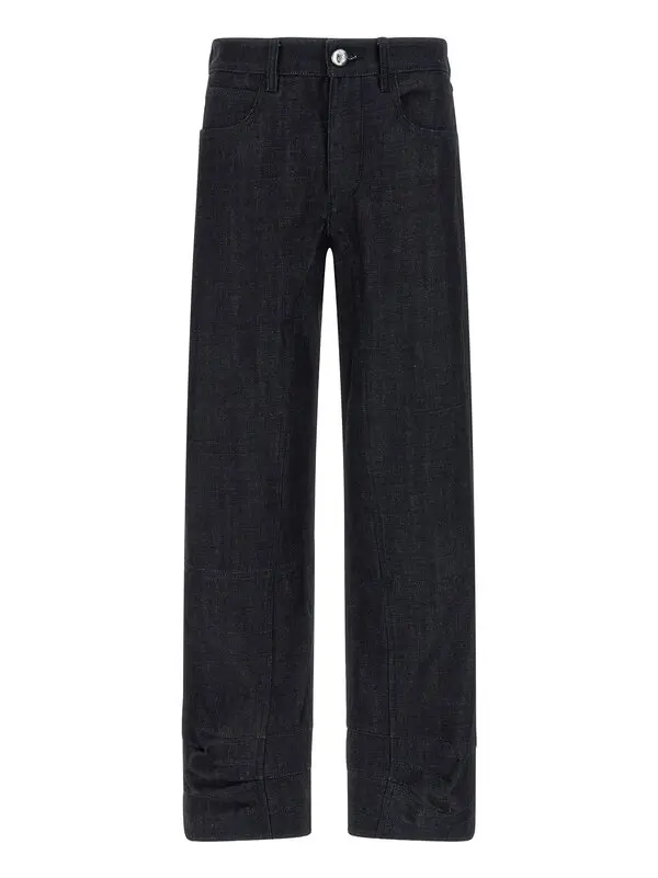 JIL SANDER High-waisted Denim Jeans - Black