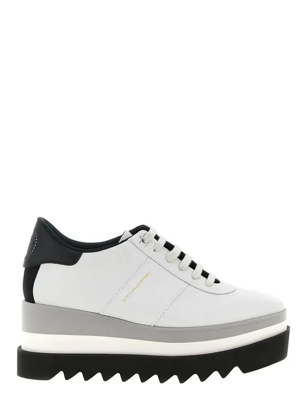 Stella McCartney Sneakelyse Sneakers With Wedge Platform - Gray
